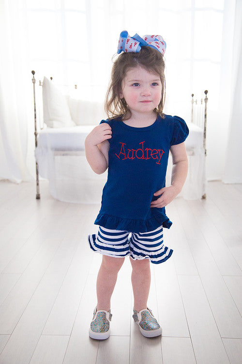 Girls Ruffle Knit Shorties – Love That Cotton
