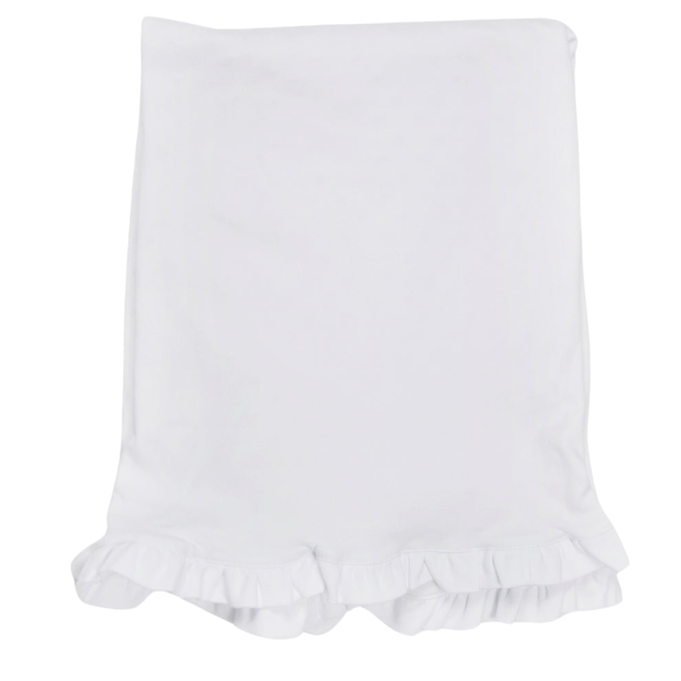 Baby Blanket with Ruffle - Love That Cotton