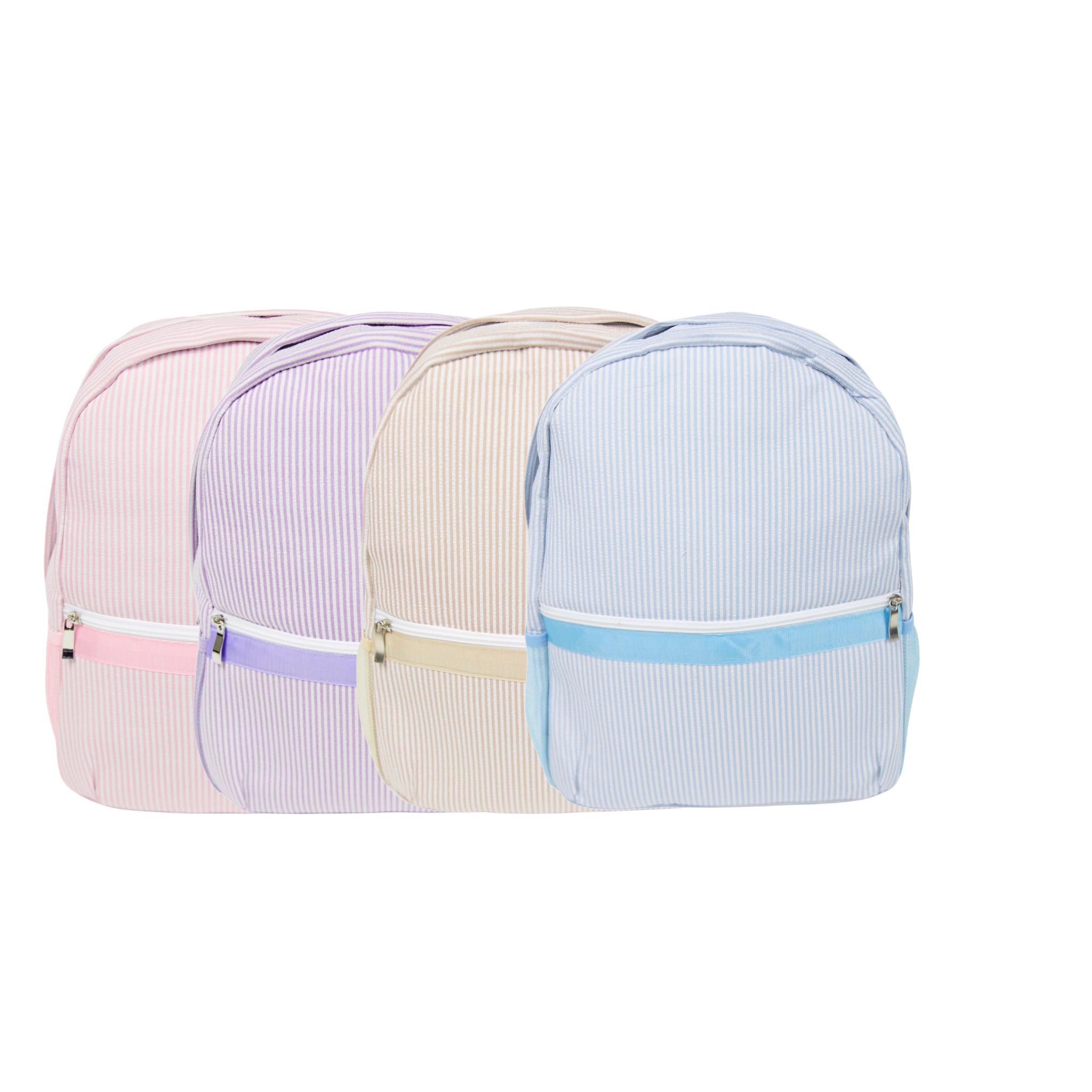 Seersucker Backpack (Full Size) – Love That Cotton