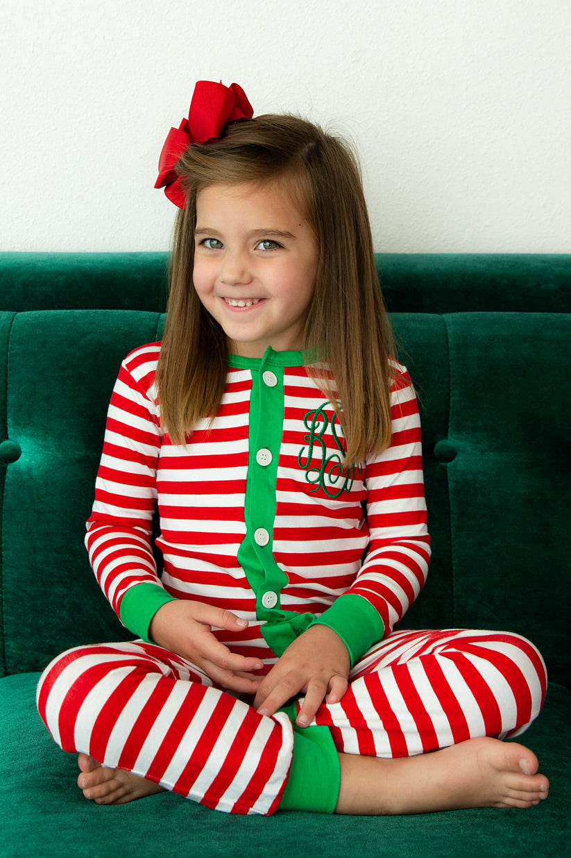 Unisex Faux Butt Flap Christmas Jammies-Basics (Miller Collection ...