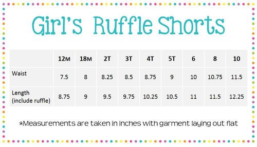 Girls Ruffle Knit Shorties – Love That Cotton