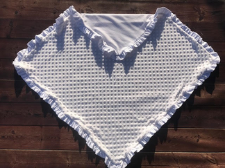 Baby Blanket with Ruffle - Love That Cotton
